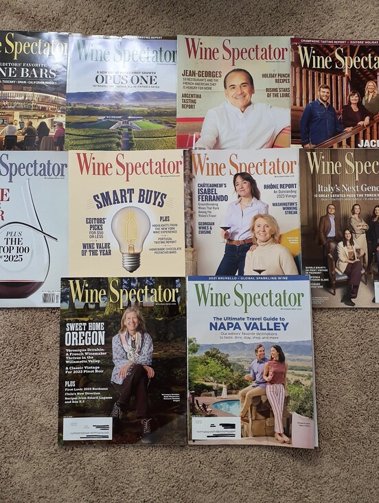 Accents | Wine Spectator Magazine Lot Of 1 Oct 2025 To Jun 2026 Issues ...